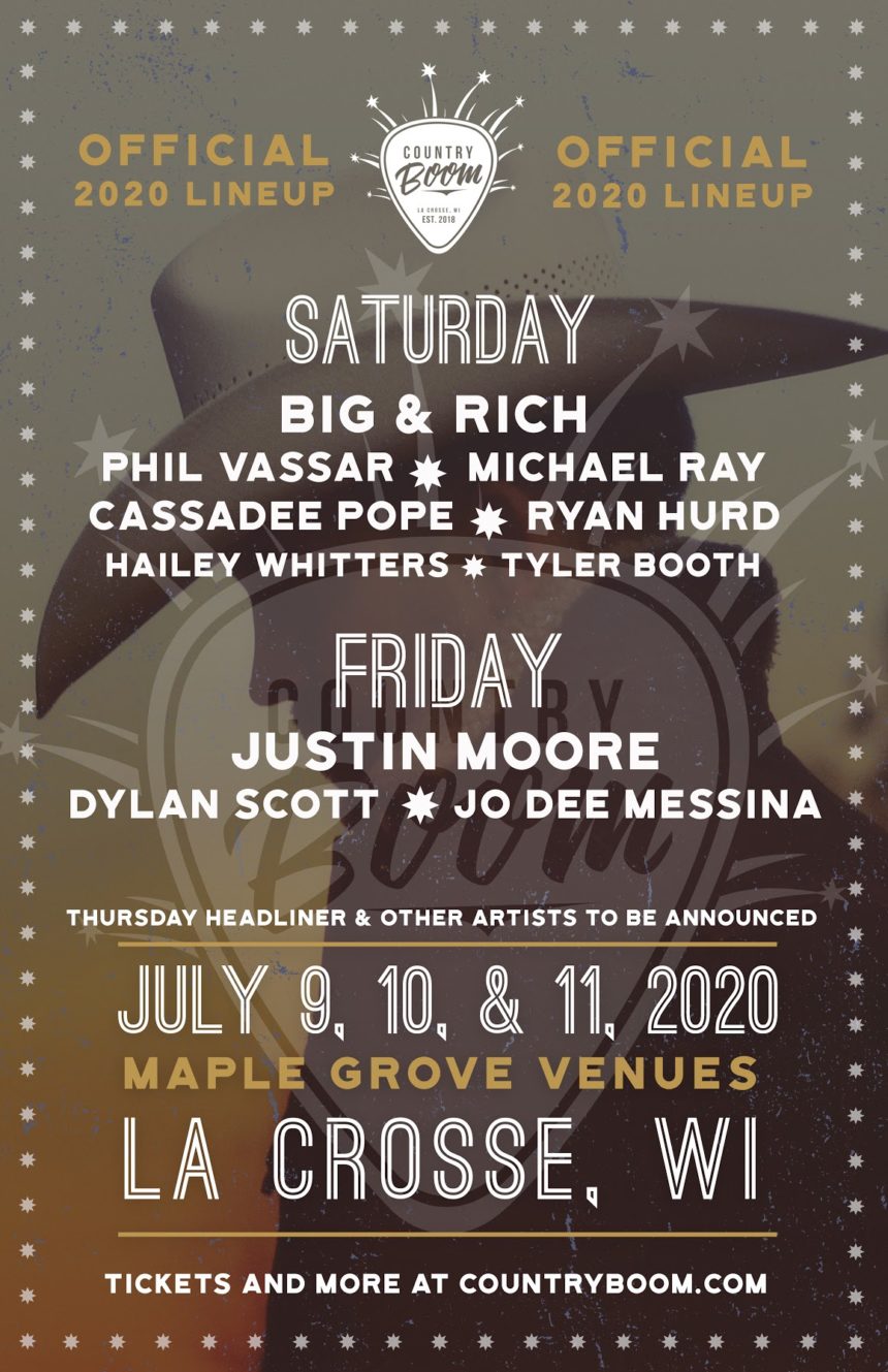 COUNTRY BOOM - Postponed - KQ98